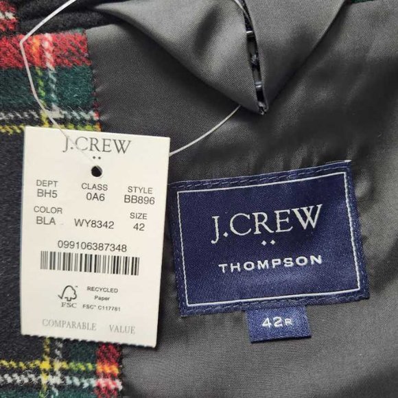 J. Crew Factory | Suits & Blazers | New Mens J Crew Factory Woolblend ...